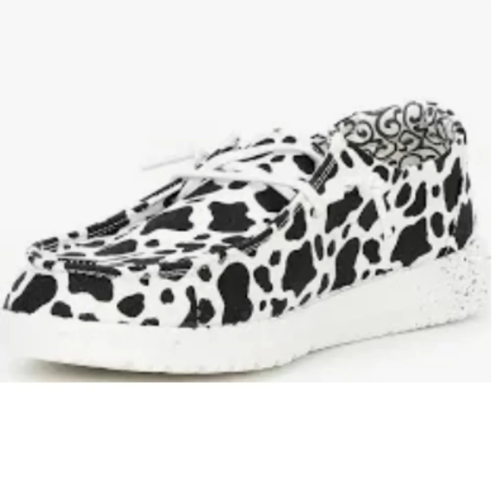 Hey Dude | Shoes | Hey Dude Wendy Cow Print | Poshmark